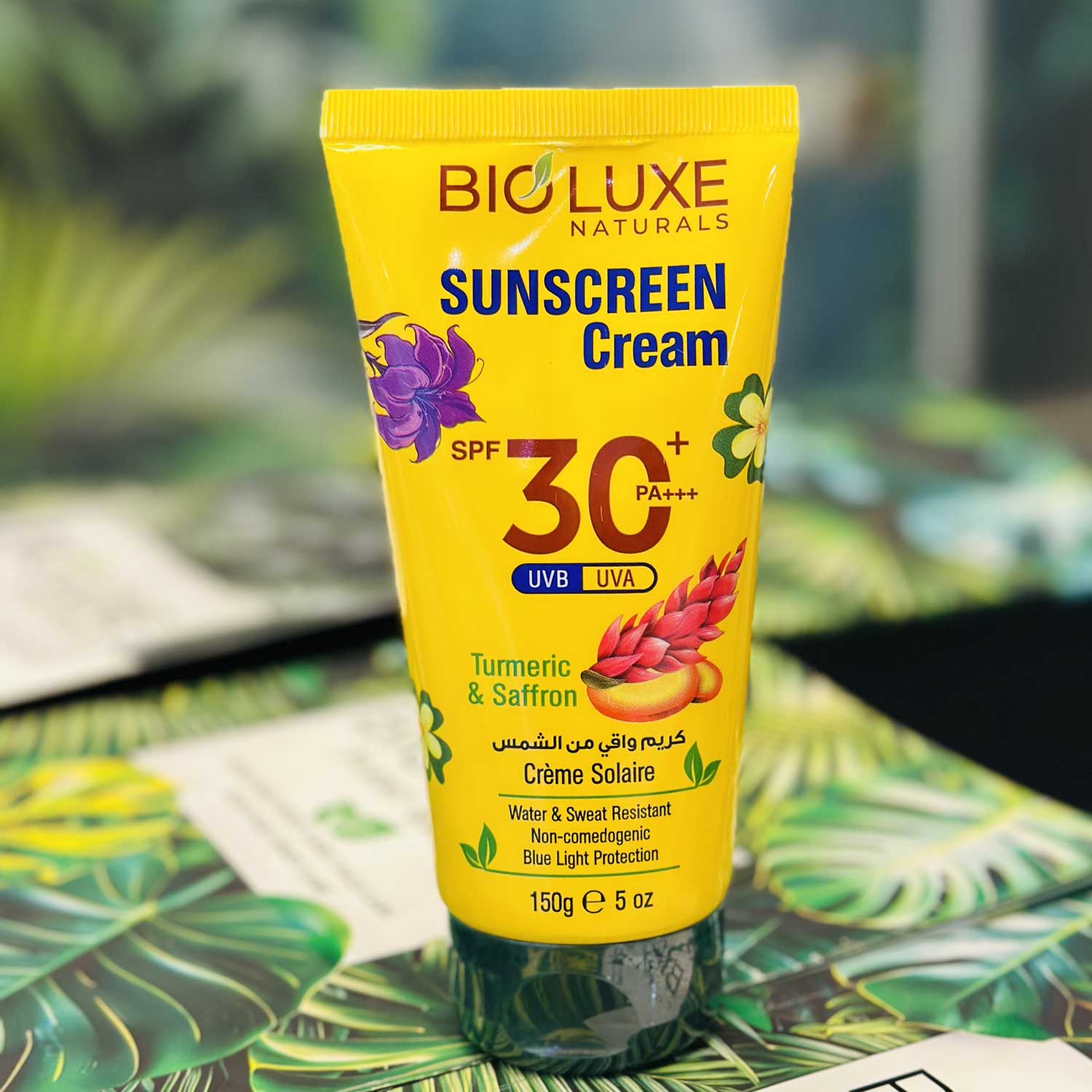 SUNSCREEN CREAM SPF 30 TURMERIC SAFFRON 150G (BIOLUXE SERIES) – Bioluxe ...